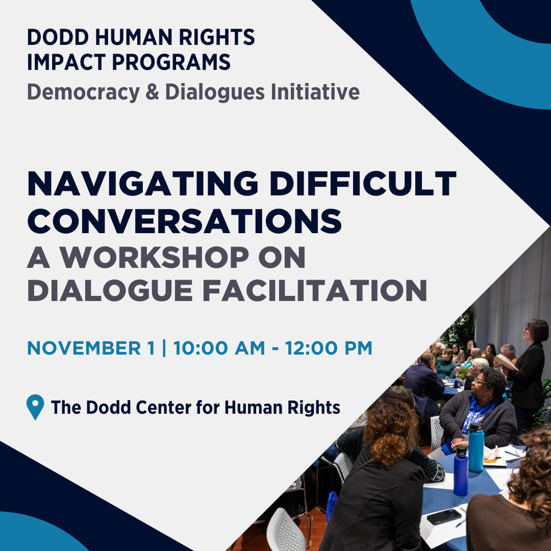 Democracy & Dialogues | Gladstein Family Human Rights Institute